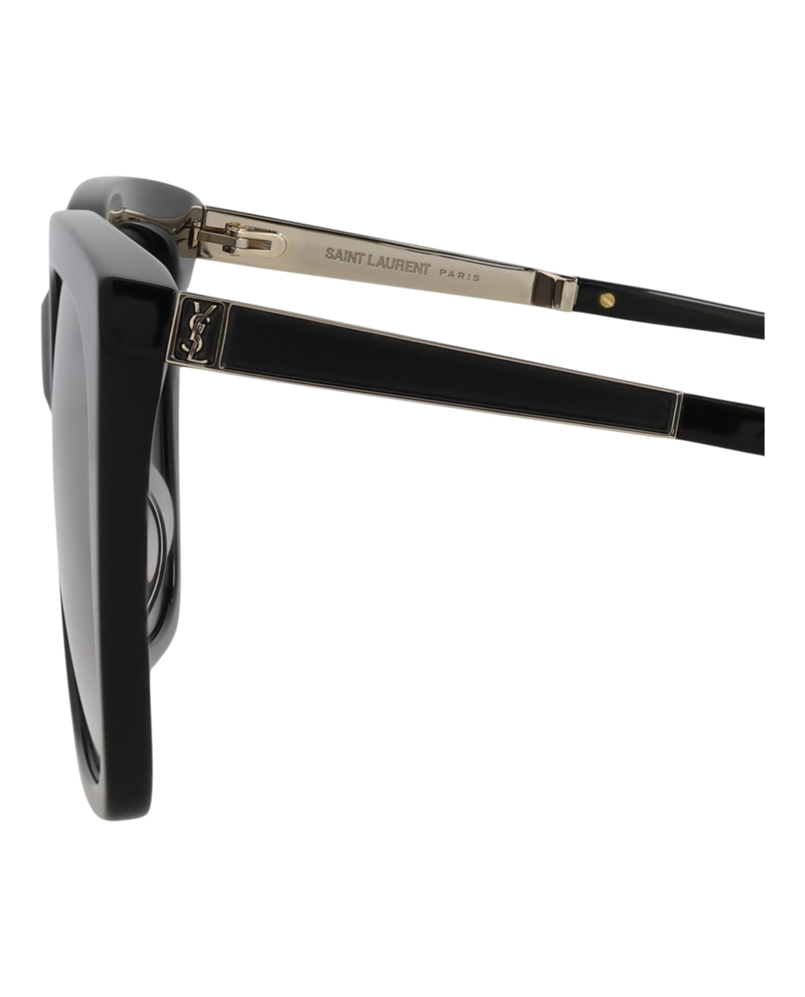 Saint Laurent Women's SL M100 Sunglasses, Shiny Black, One Size