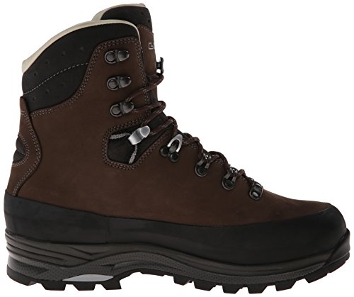 Lowa Men's Tibet LL Trekking Boot,Dark Brown/Slate,8.5 M US