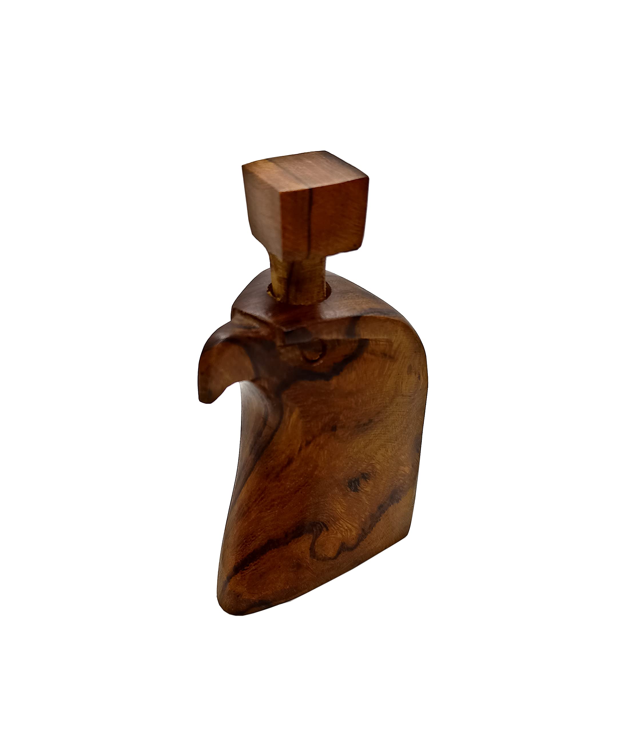 Pepper Mill Wood, Pepper Crusher Wood. Chili Ironwood Handmade, Chiltepin Spice Grinder, Hand Crusher. Mini Eagle Figure