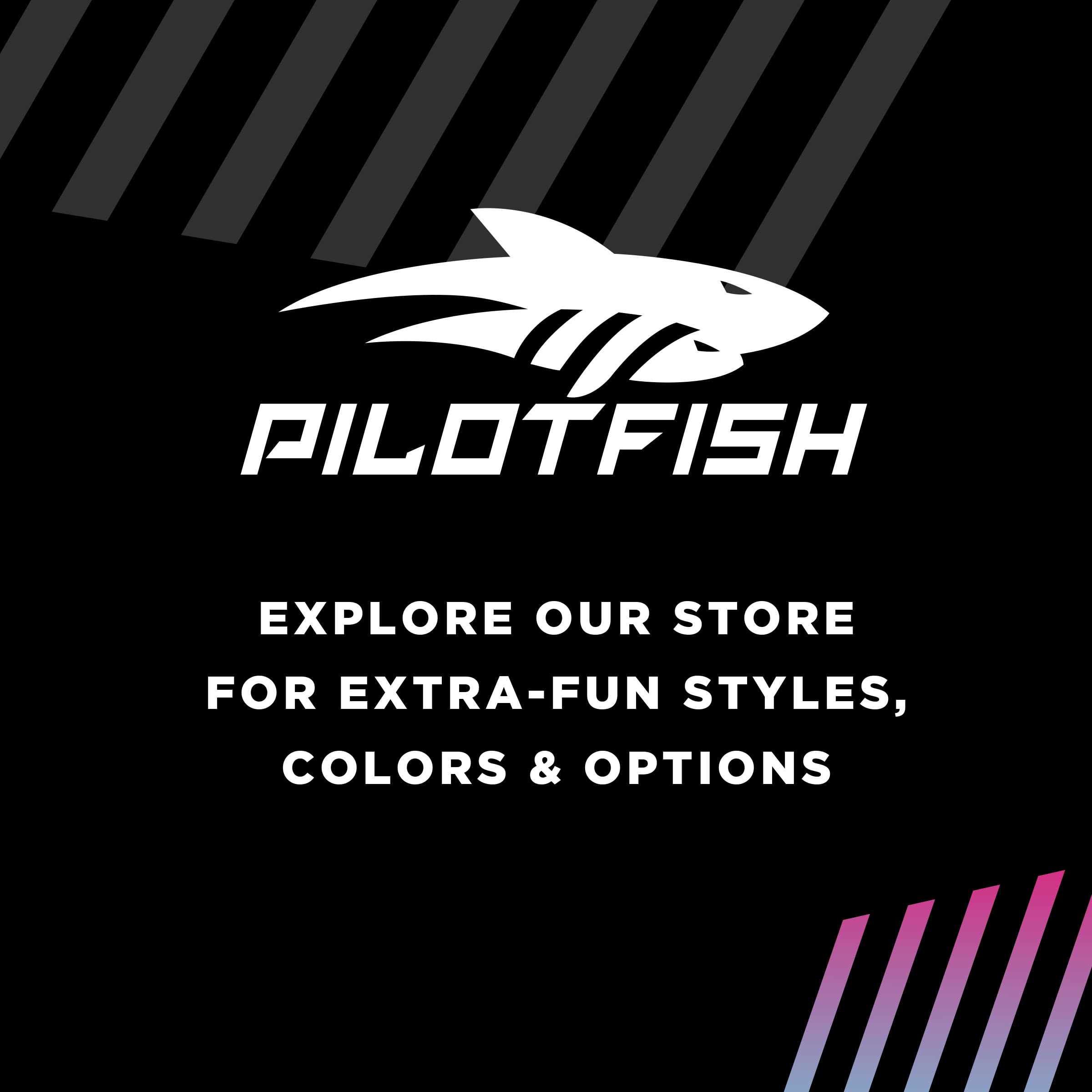 Pilotfish Premium Silicone Sunglasses Strap, Adjustable Glasses Retainer with Unique Passthrough Design – Universal Fit (Black)