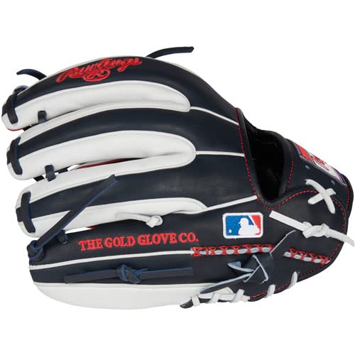 Rawlings Heart of The Hide Color Sync 11.5" Infield Glove Right Hand Throw, Black/Red/White