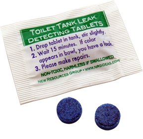 Toilet Leak Detecting Tablets - Dye Tablets for Bathroom Leaks - Detect Silent Leaks