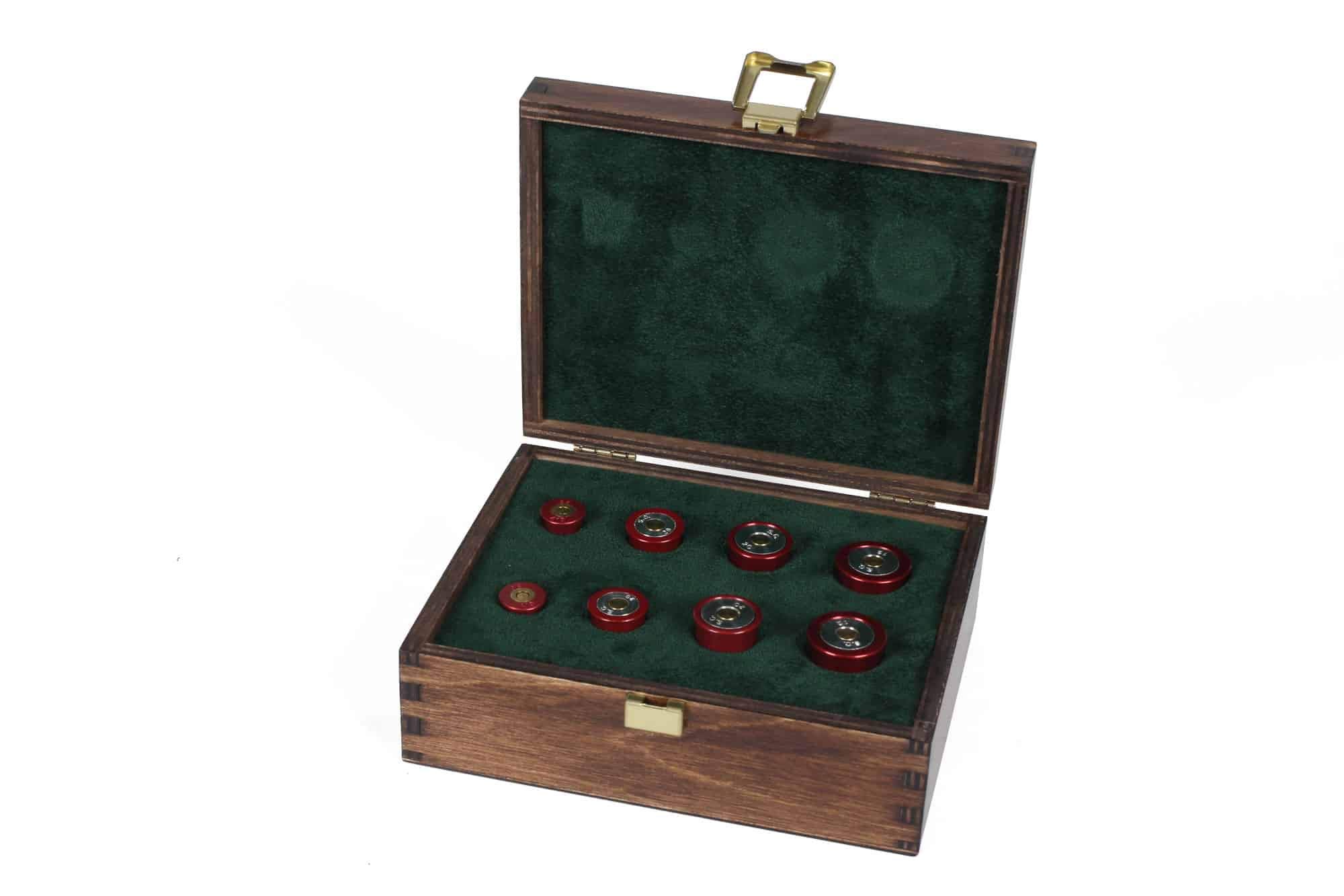 Luxury Shotgun Snap Cap Gift Set by Stil CRIN (12 ga, 20 ga, 28 ga.410)