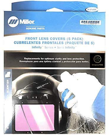 Miller Electric Cover Lens 6"X5-5/8" Front Infinity -1 Pack of 5