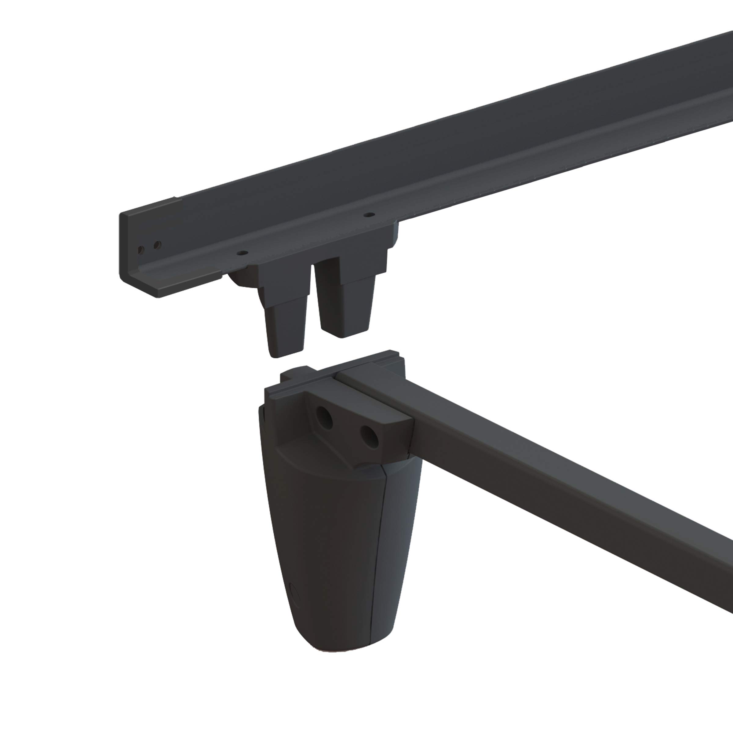 Knickerbocker Patriot Bed Frame™ - Queen Size - Made in The USA - Strongest Bed Frame - Steel - No Tools
