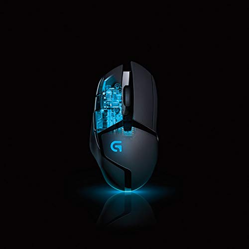 Logitech G402 Optical Gaming Mouse Hyperion Fury USB, Black, 910-004067