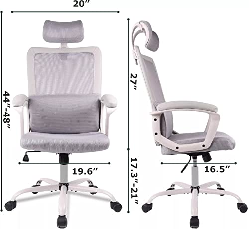 XBWEI Mesh Office Computer Swivel Desk Task Ergonomic Executive High Back Chair