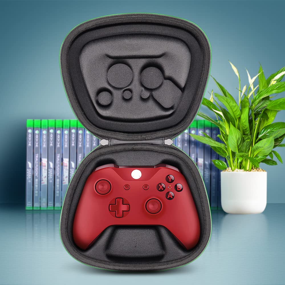 sisma Charging Cords Chargers Battery Travel Organizer (Grey) + Xbox One X|S Wireless Controller Travel Case (Black)