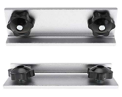 WoodWould Long Stop Kit with Knobs for 4 7 8 T Track System Woodworking Intersection Kit 2 Pack