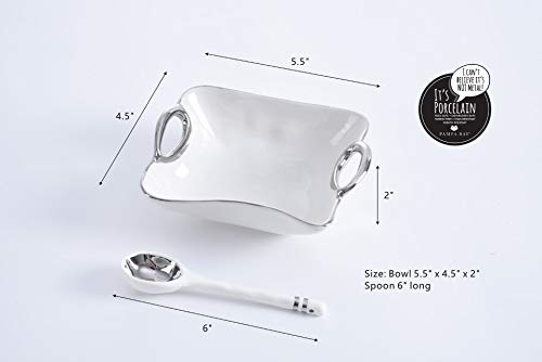 Pampa Bay Get Gifty Bowl & Spoon Set, Handles Design