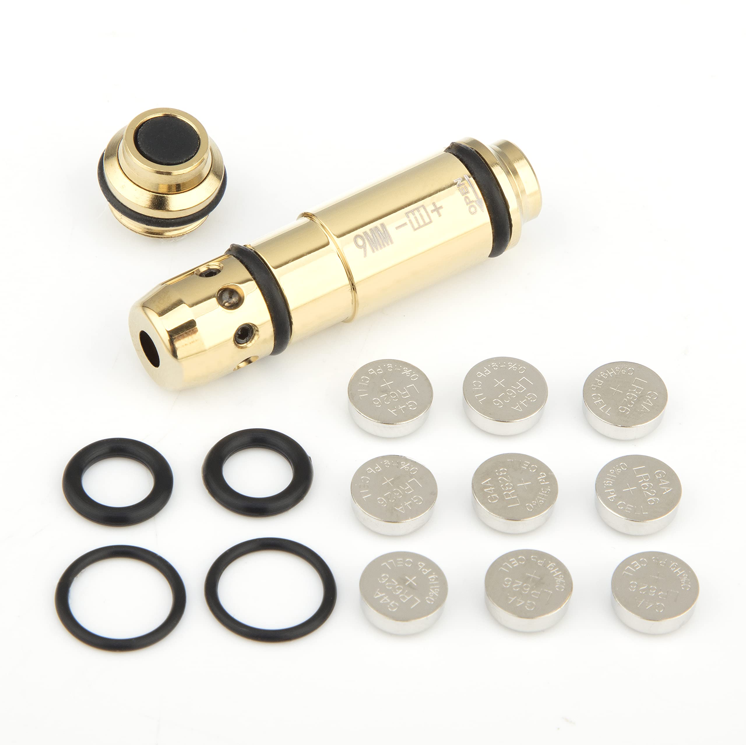 KRARP .9MM Red Dot Training Laser Fits for Dry Fire Practice and Training Cartridge with Extra Back Cap, New Version