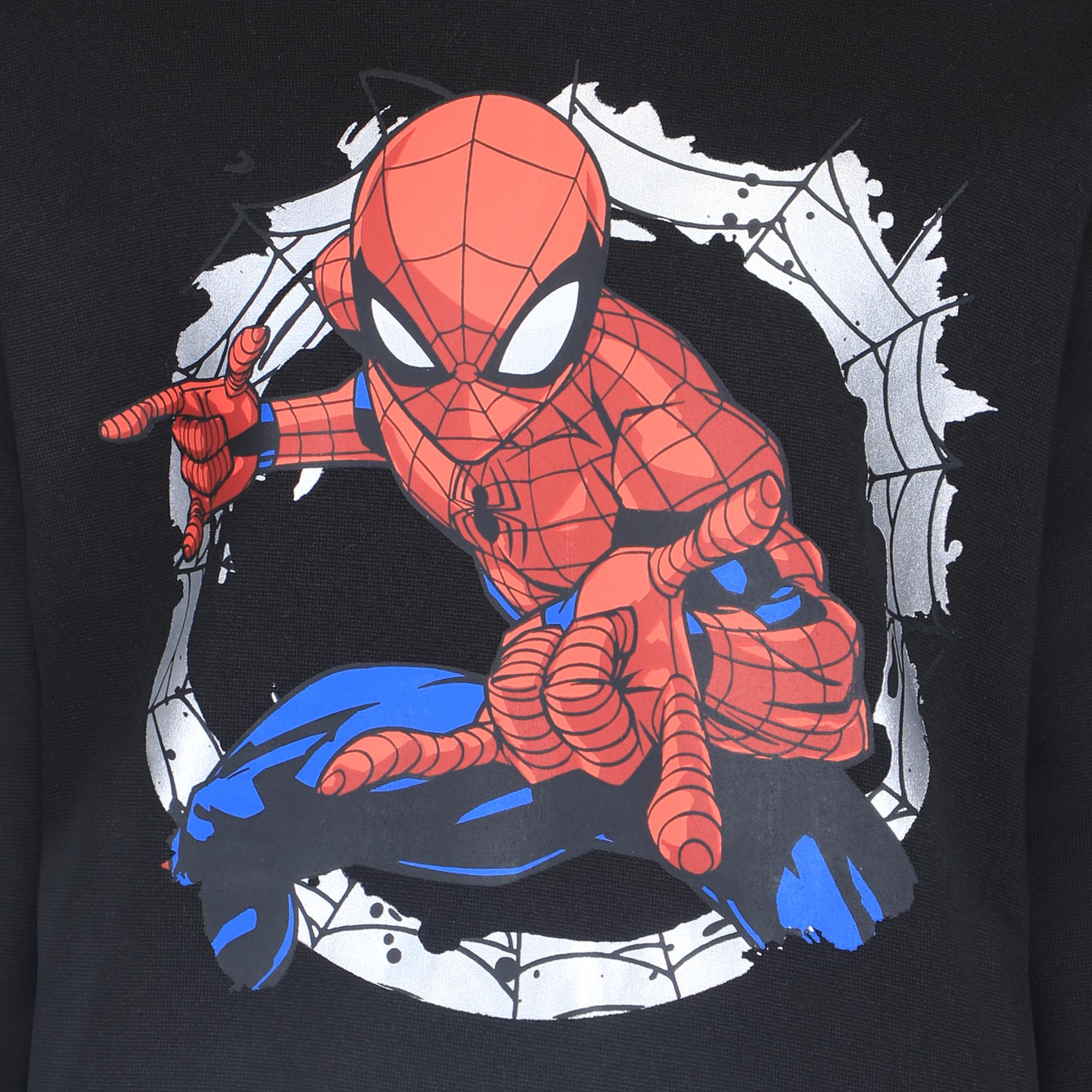 Marvel Spider-Man Boys 2 Pack Hoodies for Toddlers and Big Boys – Red/Black