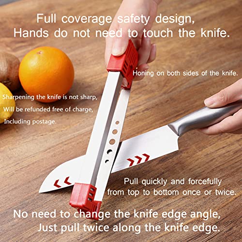 Kitchen Knife Sharpener,Honing Steel,Speedy Knives Sharp,Chef Professional Work Rod, Choice Blade Diamond,Small Whetstone System, Pocket Axe Scissor Sharpening Wet Stone Oil Kit Ceramic Angle Set
