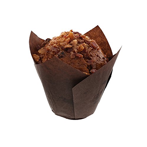 Royal Brown Tulip Style Baking Cups, Medium Case of 2000
