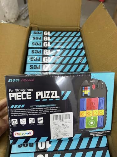 Super Slide Puzzles Brain Games, with 500+ Levels Electronic Handheld Game, Challenges Brain Teaser Puzzles, Learning & Education Travel Stem Toys for Kids and Adults