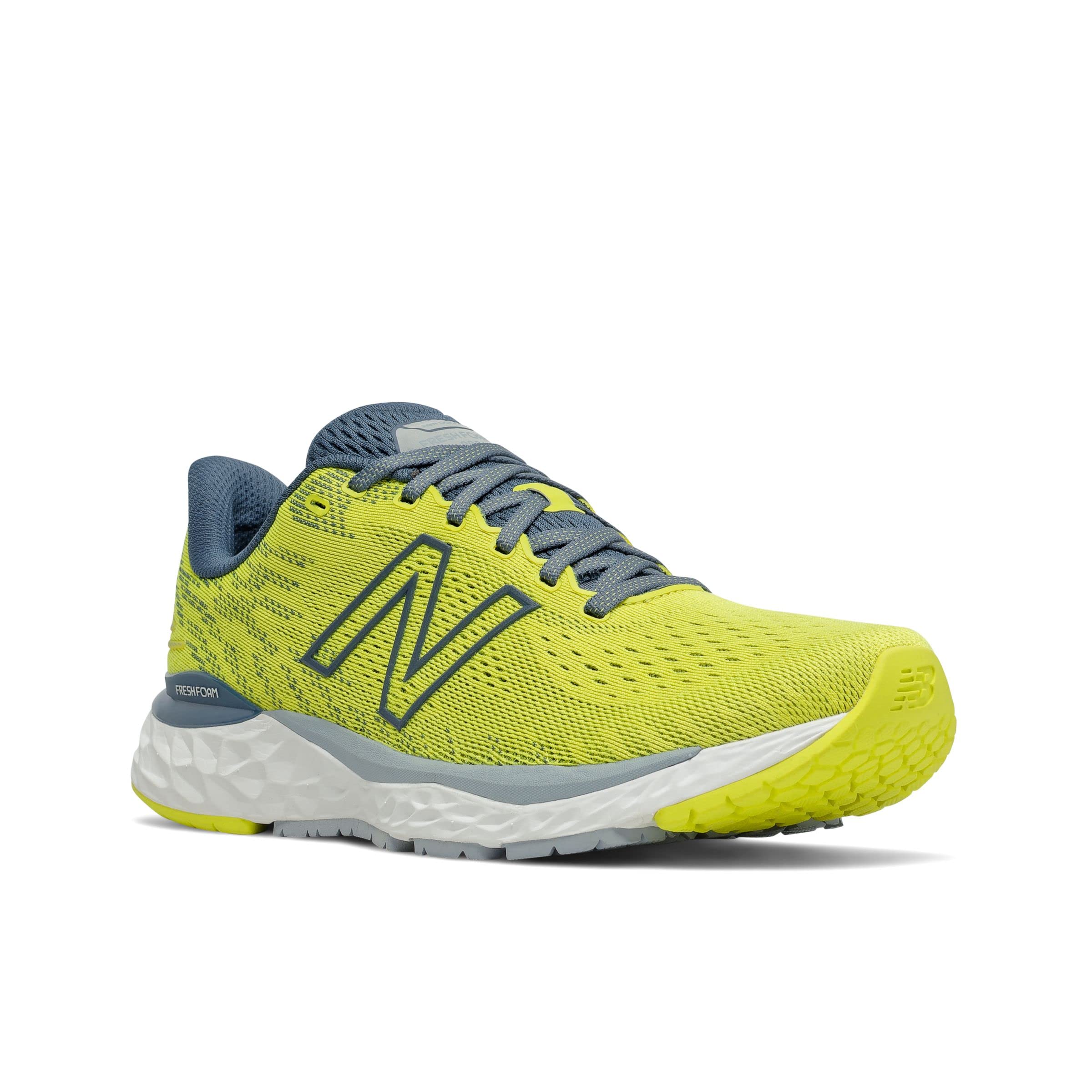 New Balance Fresh Foam 880v11, Sulphur Yellow/Deep Ocean Grey (Yellow, 0, Numeric_10)