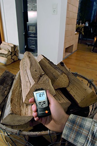 Testo 606-1 Wood & Material Moisture Meter w/Protective Cap, Batteries and Calibration Certificate