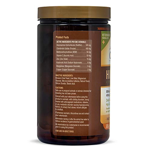 Pet Origins Hip & Joint Health Level 3 500/400mg, 300 Count