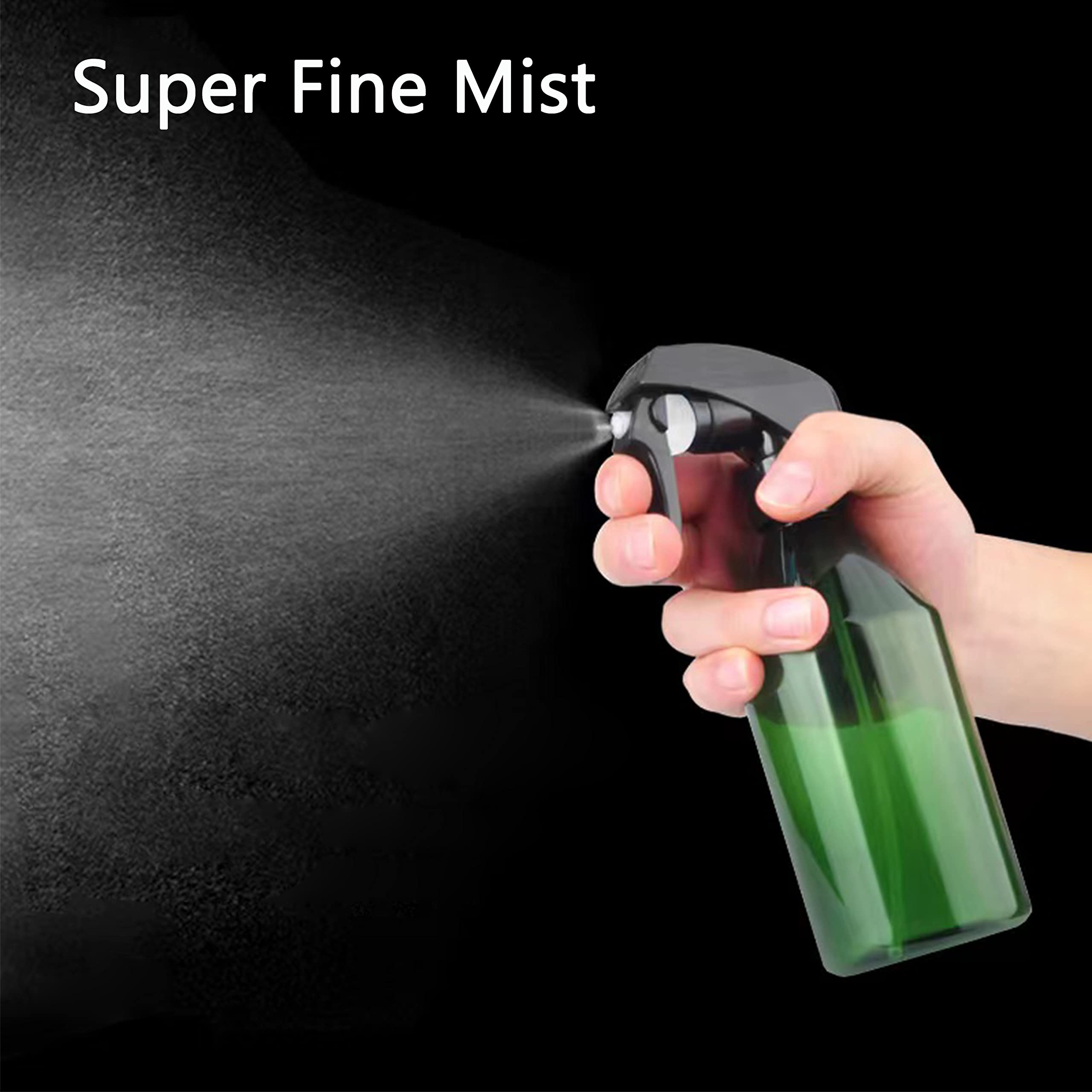 Tennedriv Green Watering Can for Indoor Plants with Long Spout, Water Spray Bottle for Plants, Plant Mister Spray Bottle