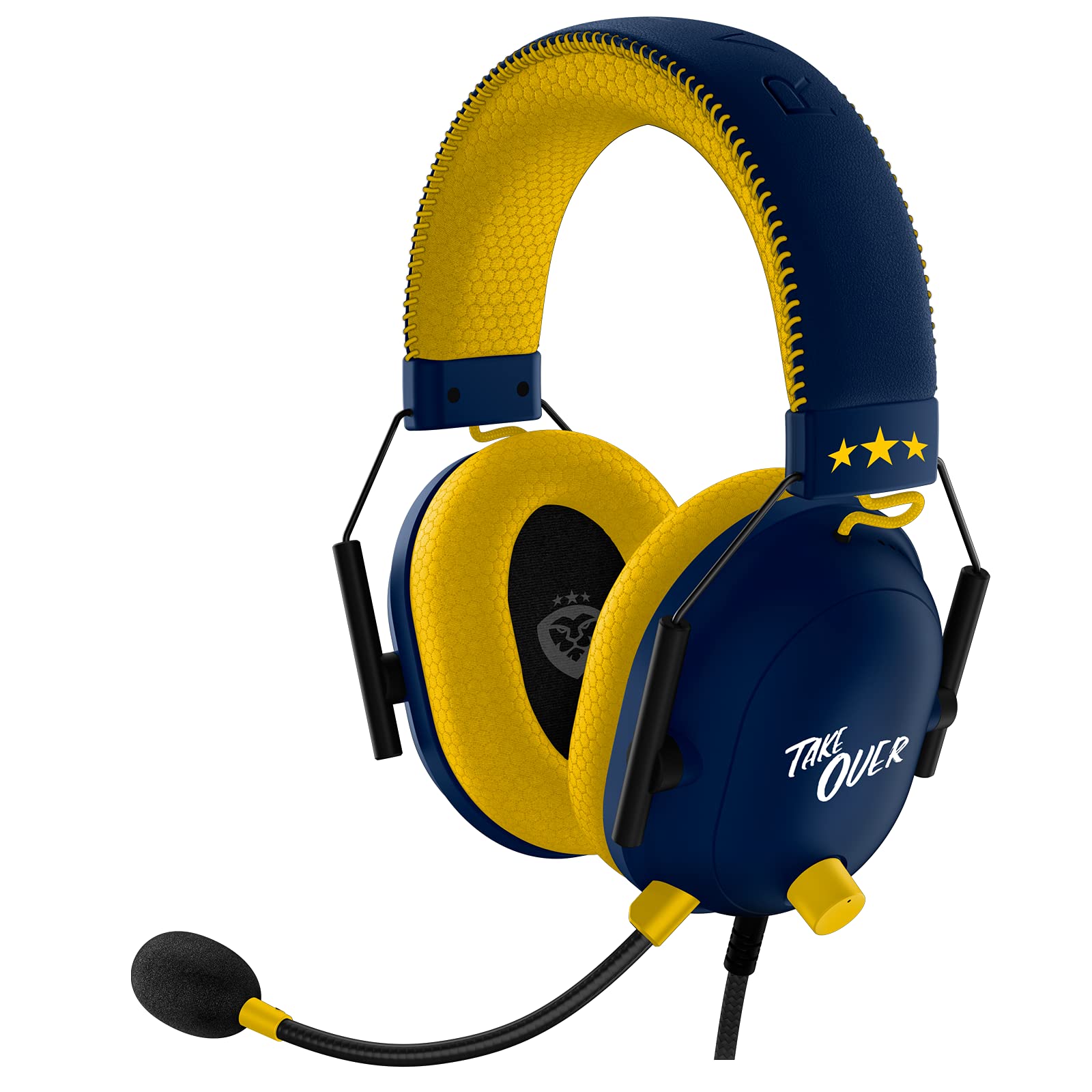 Razer BlackShark V2 Gaming Headset: THX 7.1 Spatial Surround Sound _50mm Drivers_Detachable Mic_for PC, PS4, PS5, Switch, Xbox One, Xbox Series X & S - 3.5mm Audio Jack & USB DAC_CourageJD (Renewed)