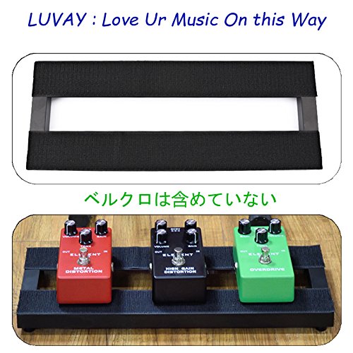 LUVAY Guitar Pedal Board - Small (15.7" x 5"), Aluminum Alloy 1.5LB Pedalboard