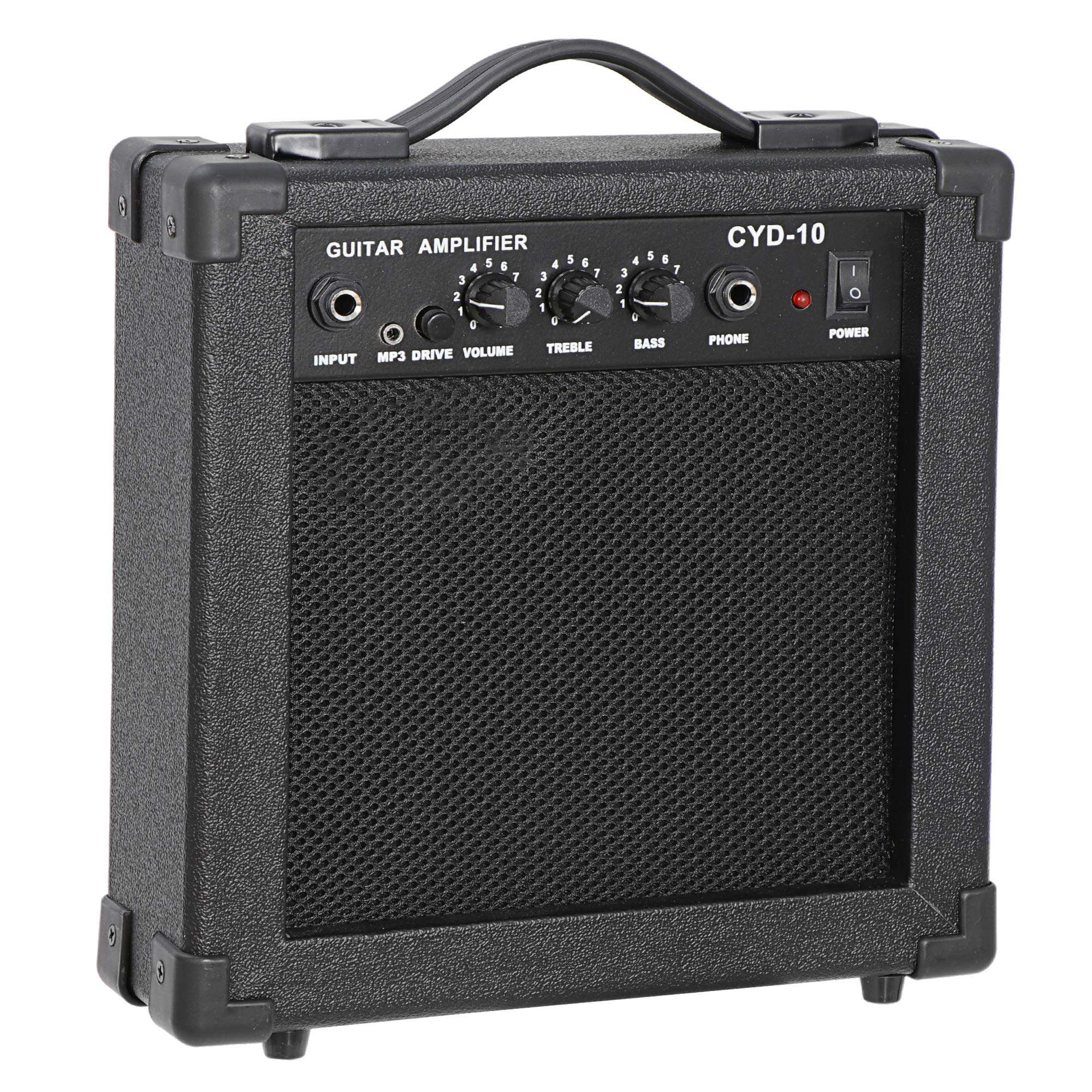 Saicool 39 Inch Full Size Electric Guitar Beginner Kit - Complete Starter Kit Bundle with 10w Amplifie, Carry Bag, Strap, Strings, Pick,for Music Lover Beginner,Black