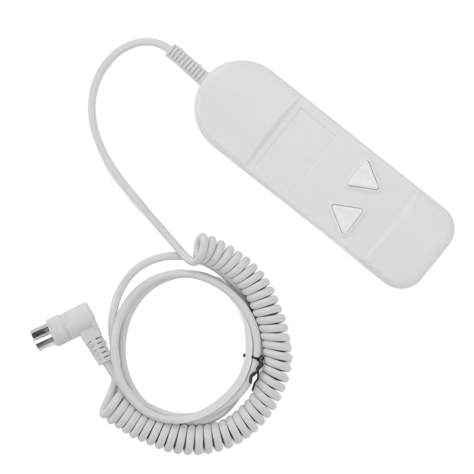 Power Recliner Controller, Plastic 2 Button 8 Pin Remote Handset Controller Up Down Control 90 Degree Angle Round Plug Lightweight for Home
