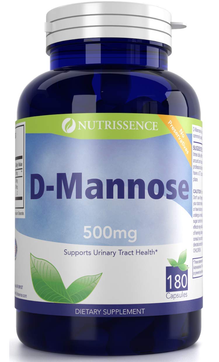 Nutrissence D-Mannose 500mg 180 Capsules