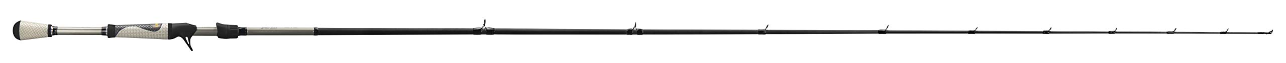 Lew's Fishing Custom Lite Speed Stick HM85 Casting LCLMGR Rods, Black/Silver, 7' 2"