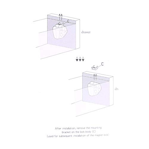 Mingchuan Child Safety Magnet Invisible Locks (4-Pack) Best Baby Proofing Lock for Kitchen Cabinet Drawer Cupboard with 3M Adhesive Cabinets Door Locking Magnetic Latches Kit