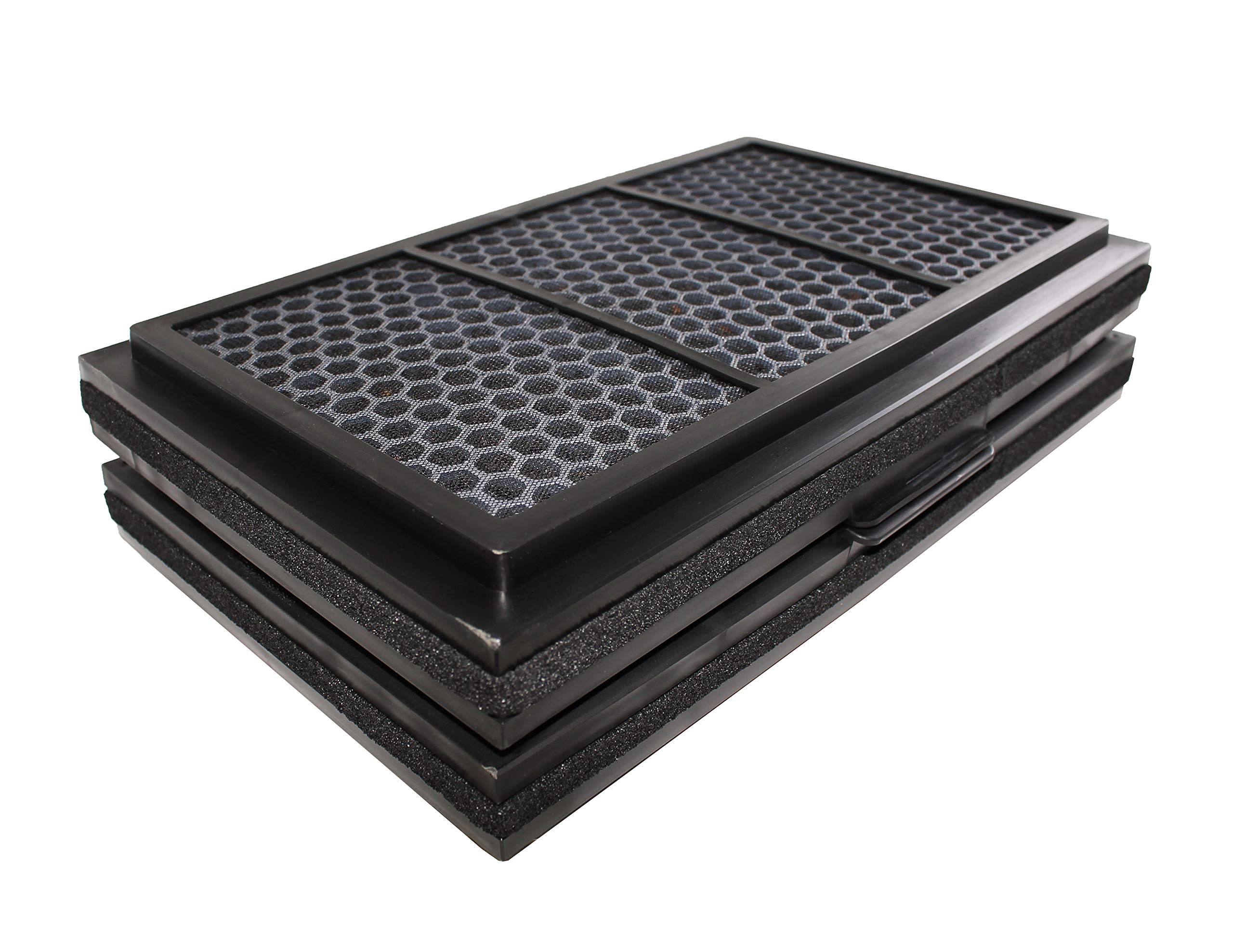 LifeSupplyUSA Activated Carbon Folding Filter Compatible with Blueair Pro M, Pro L, Pro XL Air Purifiers