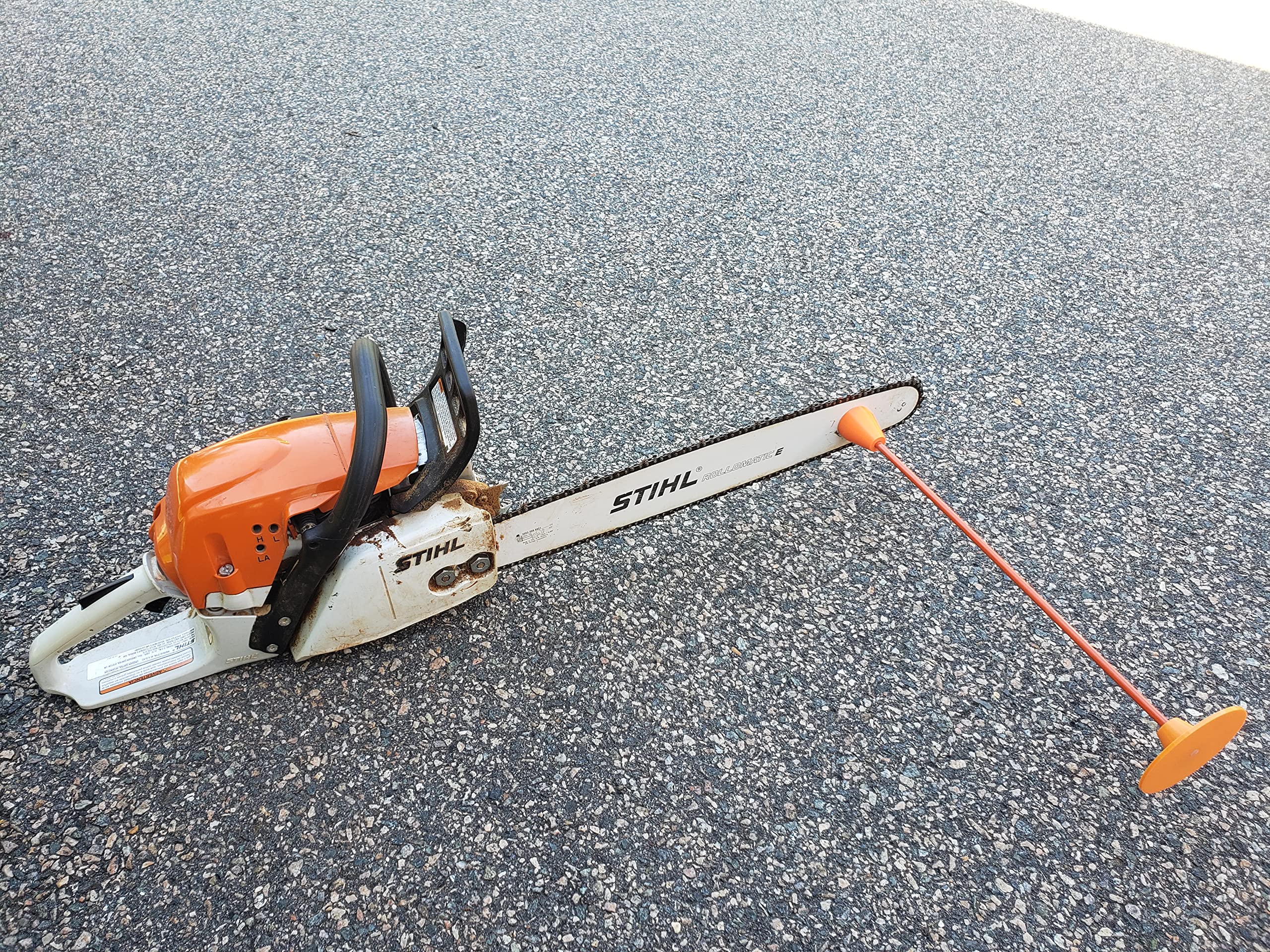 The Perfect Stick 16 inch magnetic firewood cutting tool to measure firewood length