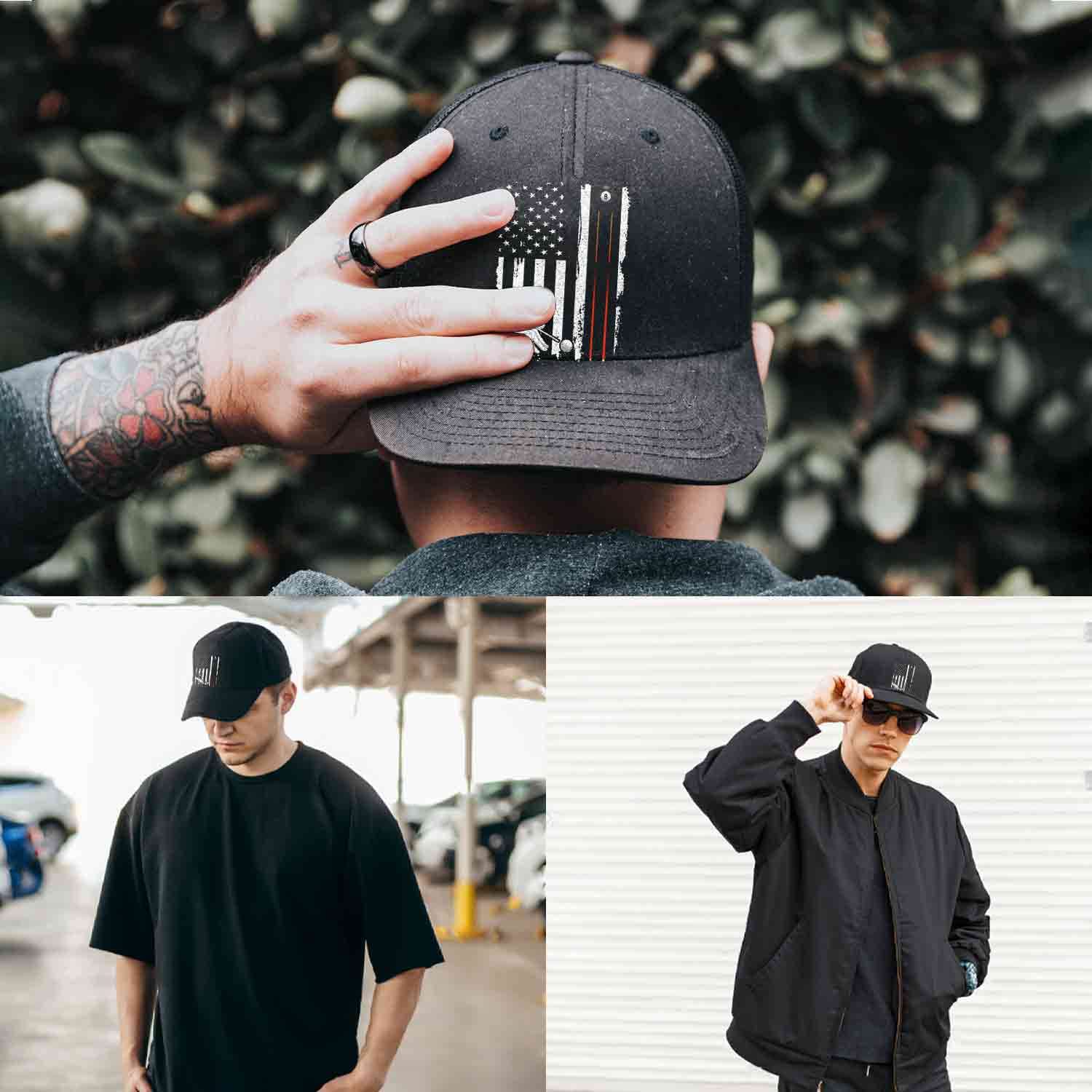 SHITOUPU Billiards Baseball Cap,Unisex Dad Cap,Adult Athleisure Cap Adjustable