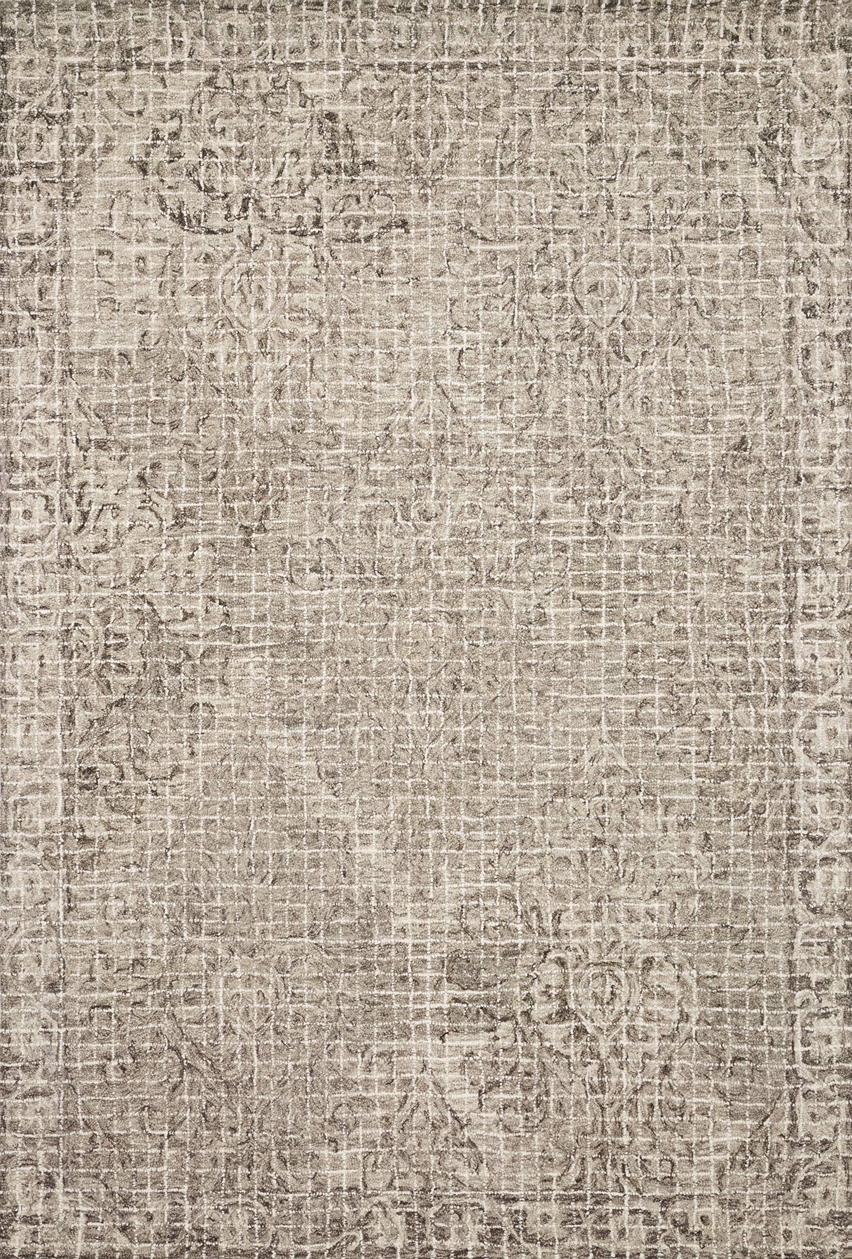 Loloi Rugs, Tatum Collection - Pewter / Stone Area Rug, 3'6" x 5'6"