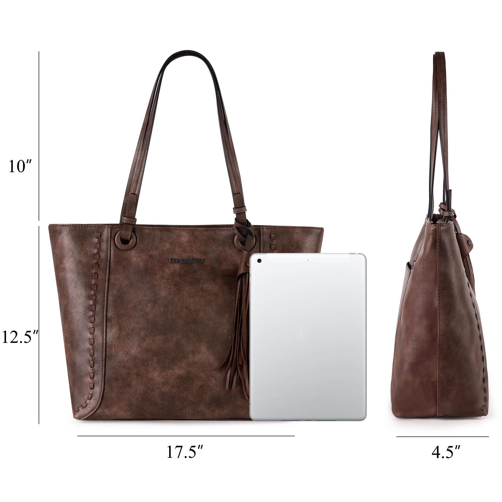 Montana West Hobo Purses and Handbags for Women Large Tote Shoulder Top Handle Bags with Zipper, MWW37-H8317CF