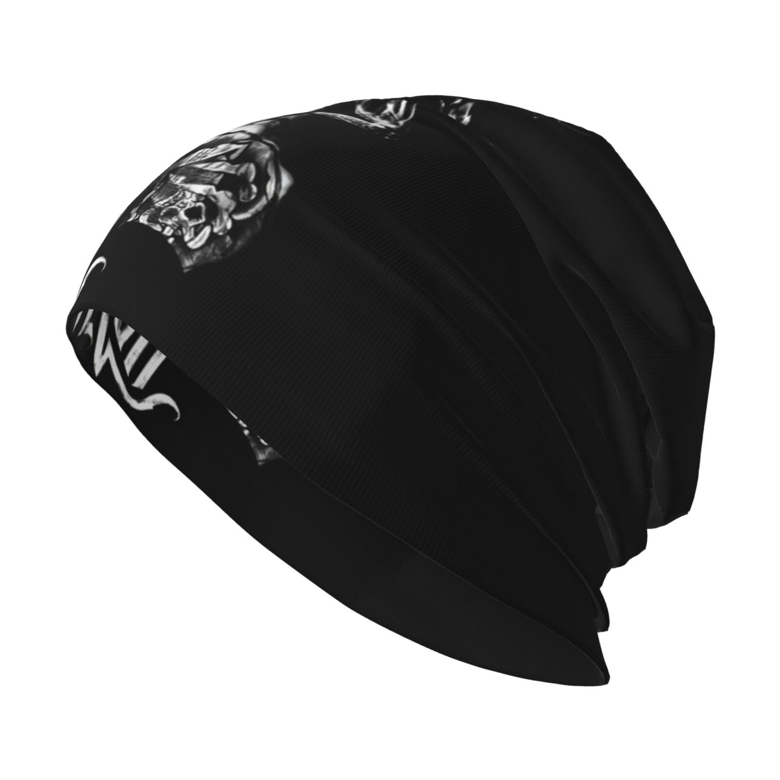 Kingscom Jelly Singer Roll Knit Hat Beanie Cap Fashion Knitted Hat for Men and Women Black