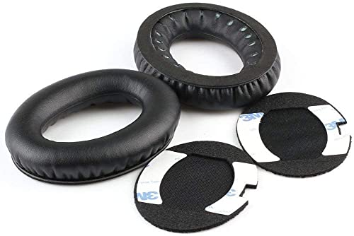 Zotech Leather Replacement Ear Pads Memory Foam Pads for QuietComfort 35 / QC 25 / QC15 / QC2 / Ae2 / Ae2i / Ae2w / SoundTrue & SoundLink (Black)