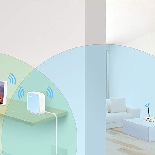 TP-Link N300 Wireless Portable Nano Travel Router(TL-WR802N) - WiFi Bridge/Range Extender/Access Point/Client Modes, Mobile in Pocket