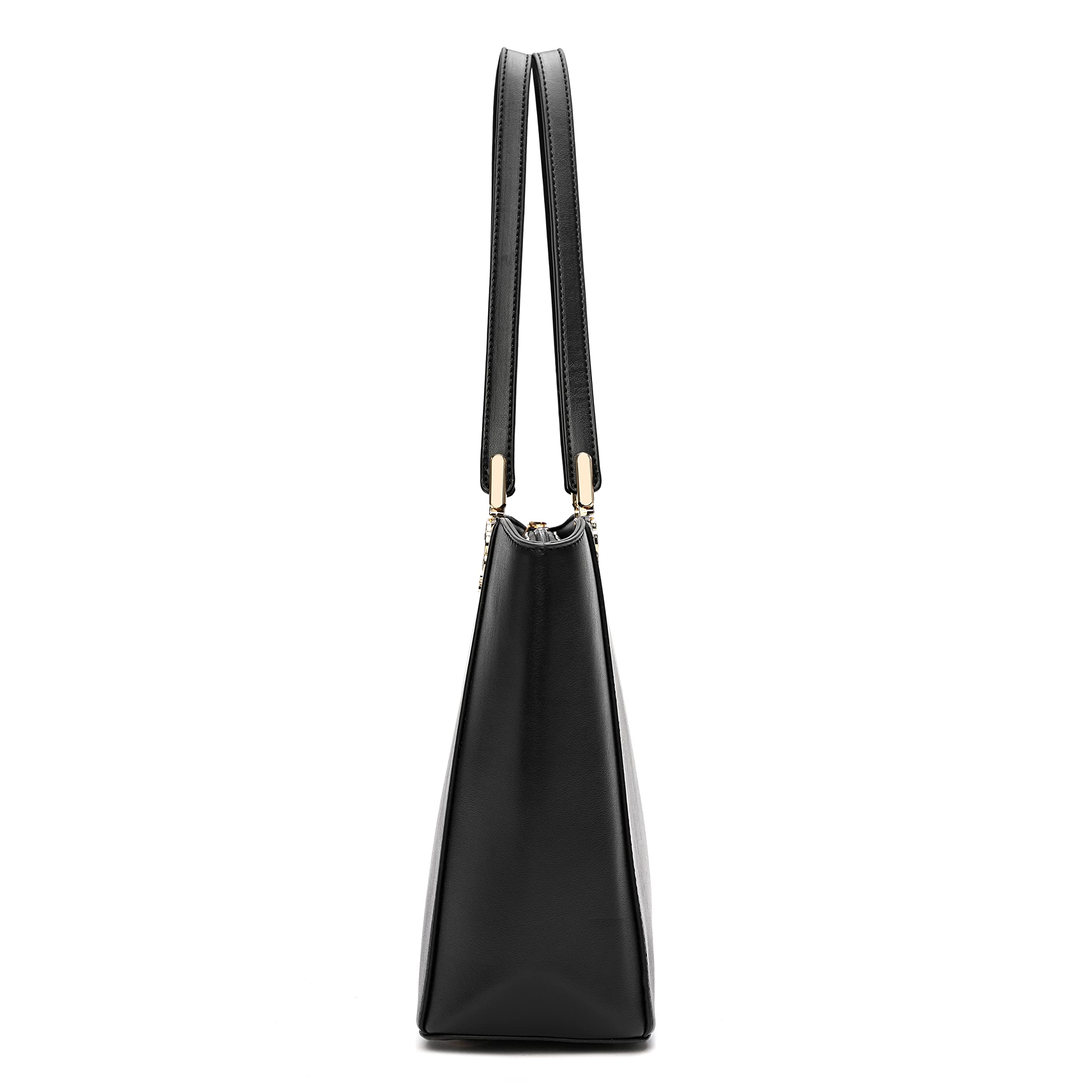 Montana West Large Handbags for Women Tote Bag with Zipper Top-handle Shoulder Bag MWC-090