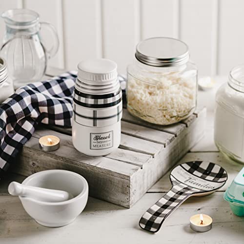 Pavilion Gift Company Pavilion-Kitchens were made to bring families together 8.75" spoon rest, Black