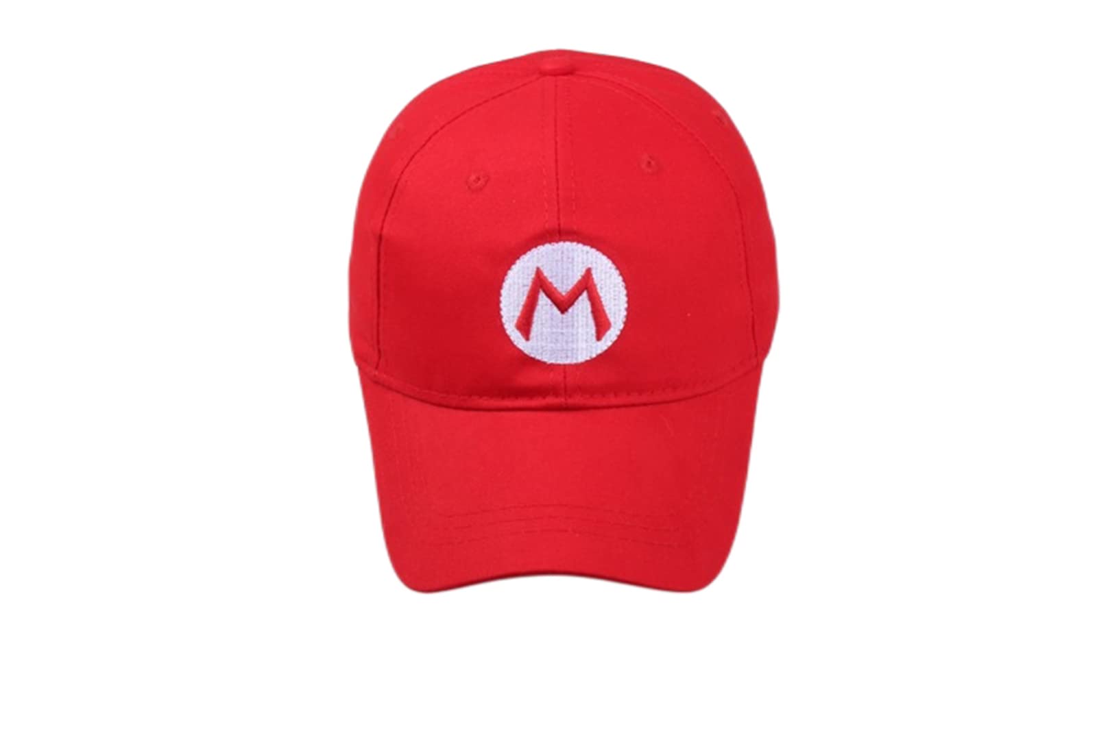 VELLOW Adjustable Baseball Cap Red Embroidered Cap Sun Hat Adult Kids Cosplay Hat