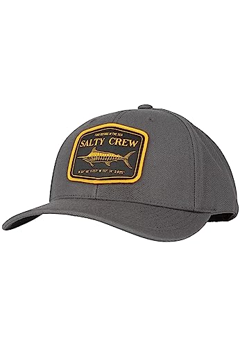 Salty Crew Stealth 6 Panel Hat Charcoal One Size