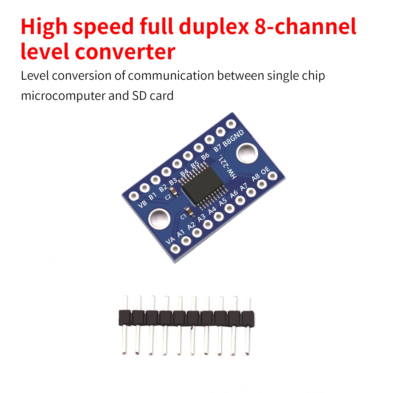 V TELESKY 10Pcs TXS0108E 8-Channel Bi-Directional Logic Level Converter Module 3.3V to 5V Shifter for Arduino