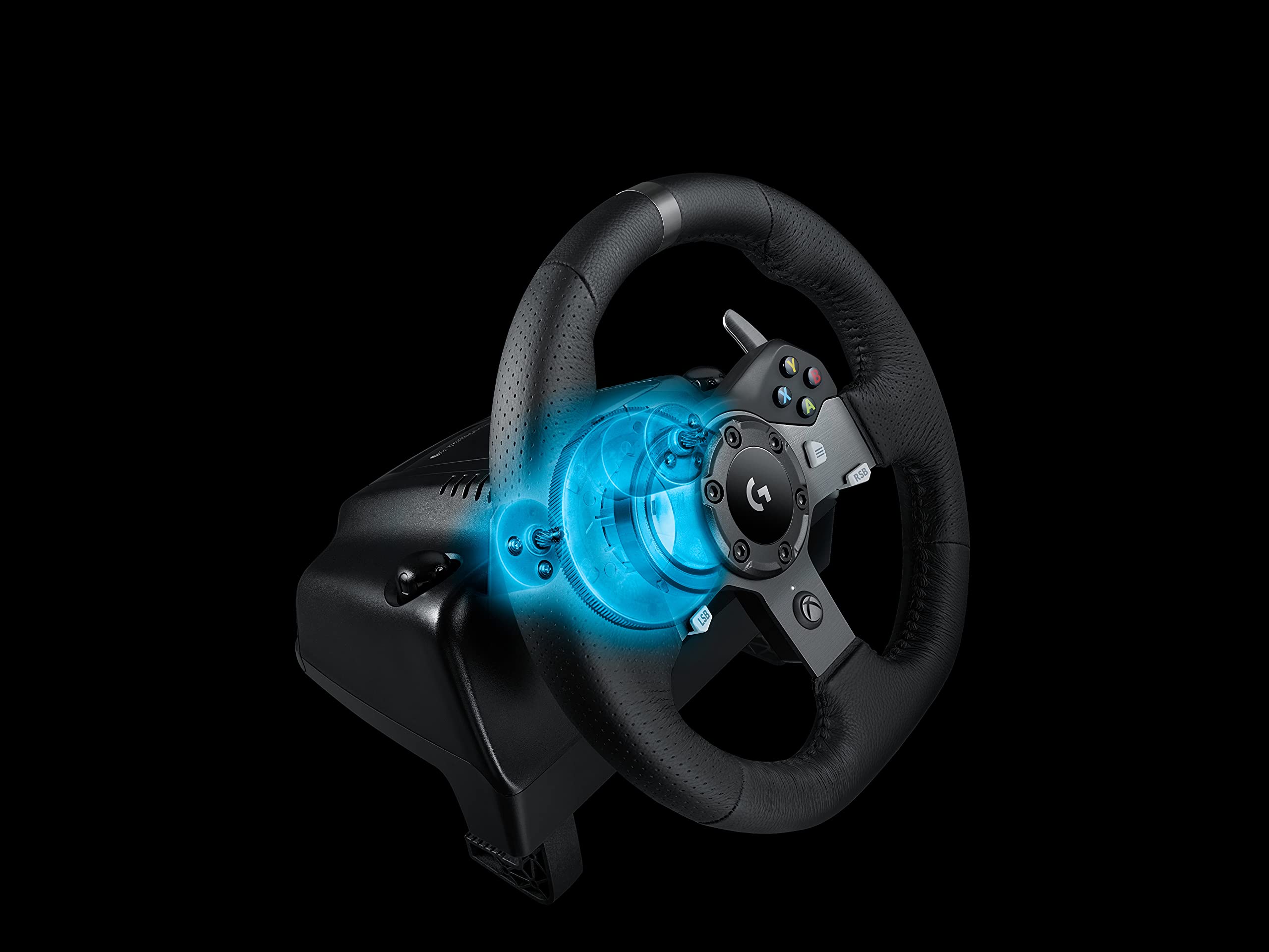 Logitech Driving Force G920 Steering Wheel and Pedals, 941-000123 (Steering Wheel and Pedals f/PC and Xbox One)