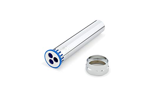 Zurn P6000-A-AA-CP 1-1/2” X 8-1/2” Vacuum Breaker/Backflow Preventer with Flush Tube and Nut in Polished Chrome Finish