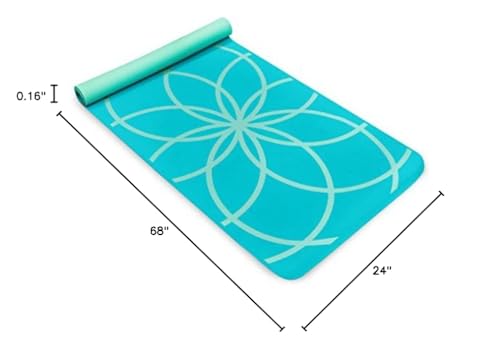 Life Energy 4mm TPE EkoSmart Yoga Mat - Zen Drop