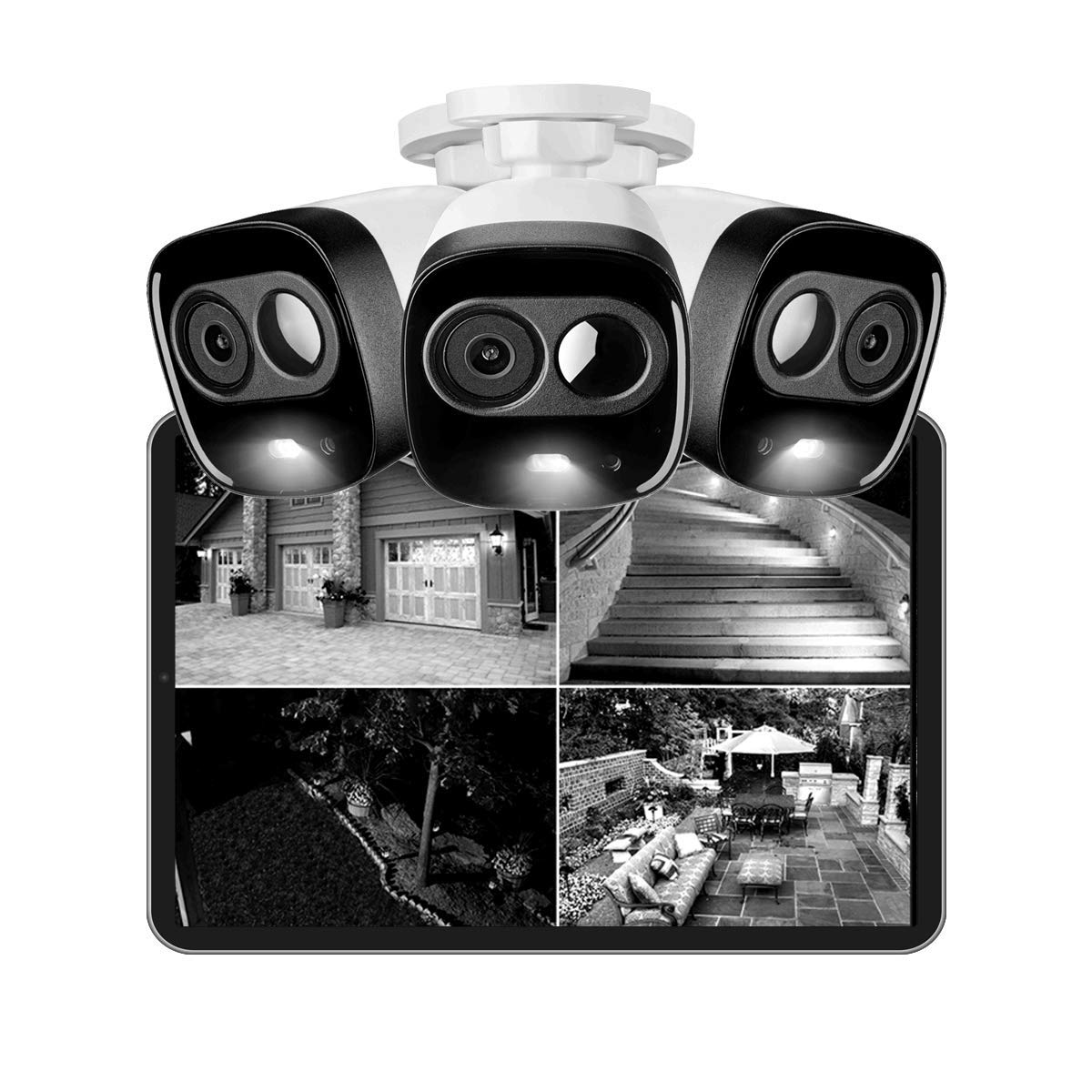 Lorex 1080p HD 16-Channel 2TB Security System with 16 1080p HD Indoor Outdoor Security Cameras, Advanced Person/Vehicle Detection, Active Deterrence, and Smart Home Compatibility