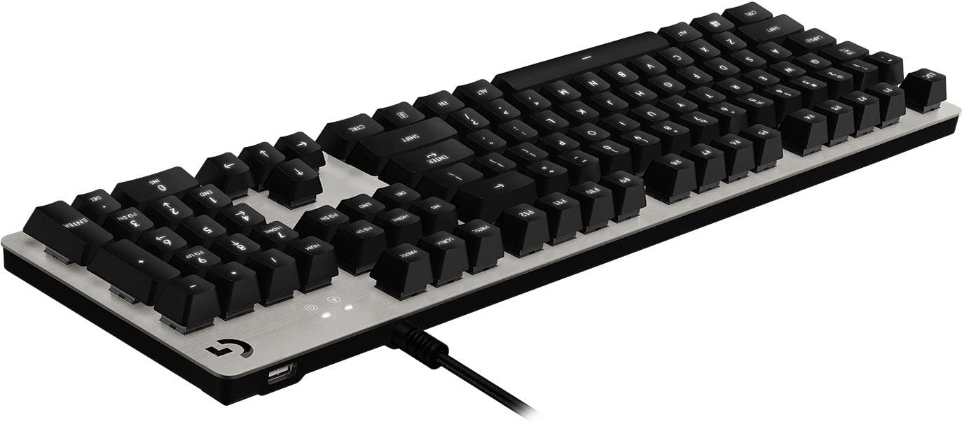 Logitech - G413 Mechanical Gaming Keyboard - Silver (Renewed)