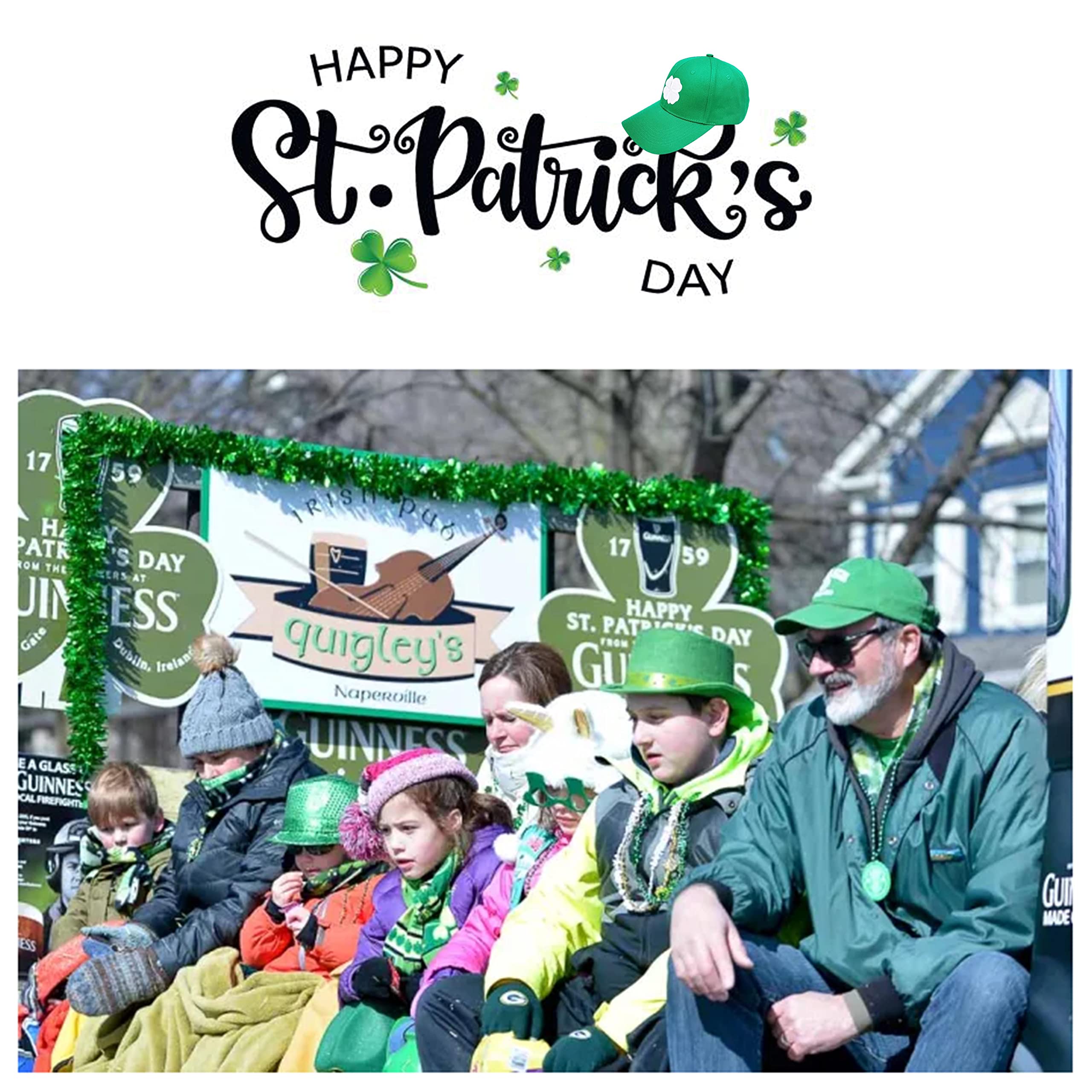St Patricks Day Hat for Adults, Saint Patricks Day Shamrock Hat for Men Women, Ideal Gifts