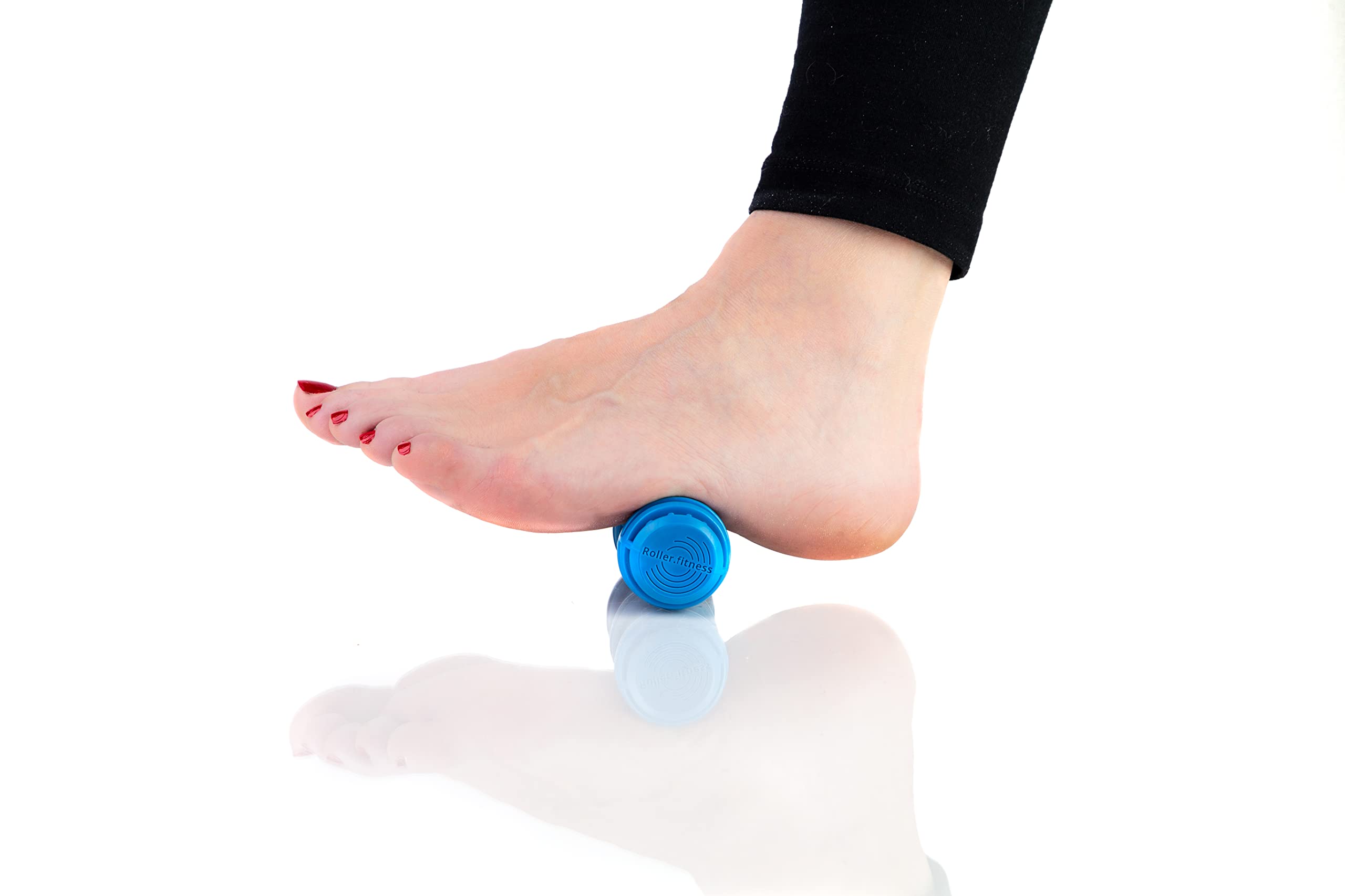 Roller Fitness Mini Foot Massage Roller, 5-Inch Travel-Size Foot Massaging Roller, Extra Firm to Release Trigger Points & Knots